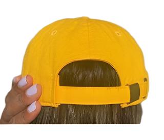 "Sunny Style: Yellow Dad Cap for a Laid-Back Look"